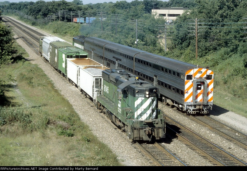 Way Freight and Dinkey From Yackley Road Bridge